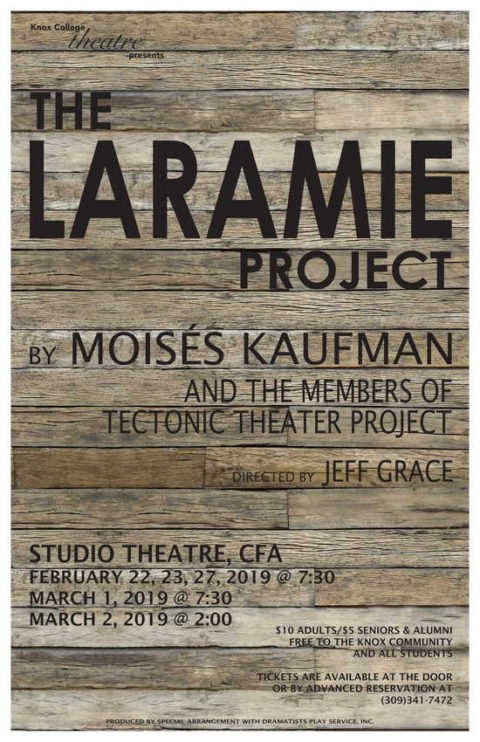 The Laramie Project | Knox College Theatre